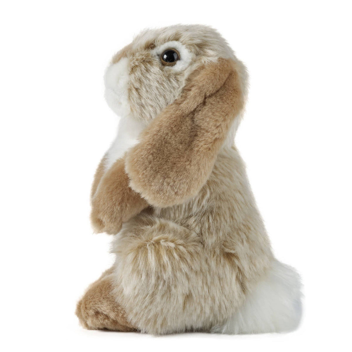 Living Nature Brown Sitting Lop Eared Rabbit Plush Stuffed Animal Toy ...